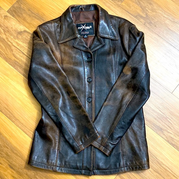 Jackets & Coats | Vintage Maxima By Wilsons Leather Jacket In Medium ...
